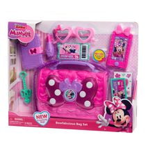 Disney Junior Minnie Mouse Bowfabulous Bag Set, 9 Piece Pretend Play ...