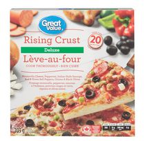 Great Value Rising Crust Deluxe Pizza | Walmart Canada