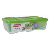 Rubbermaid Entree Container with Dividers and Lid, Green | Walmart Canada