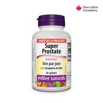 Webber Naturals® Super Prostate, Extra Strength, ONE PER DAY FORMULA ...