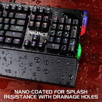 ENHANCE Pathogen Blue Switch Mechanical Gaming Keyboard | Walmart Canada